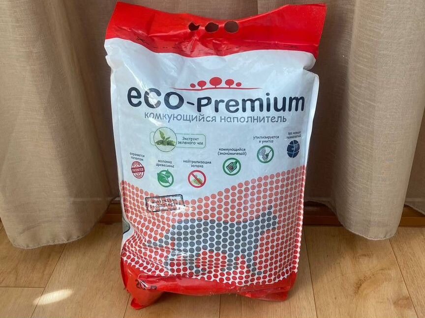 Эко наполнитеть для кошачьего туалета (без запаха)