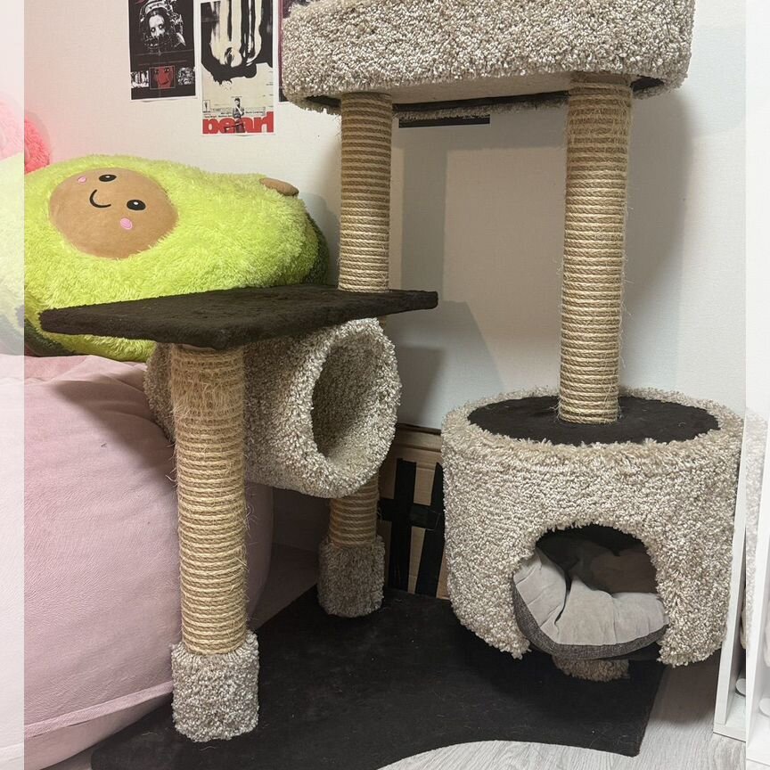 Когтеточка домик для кошки