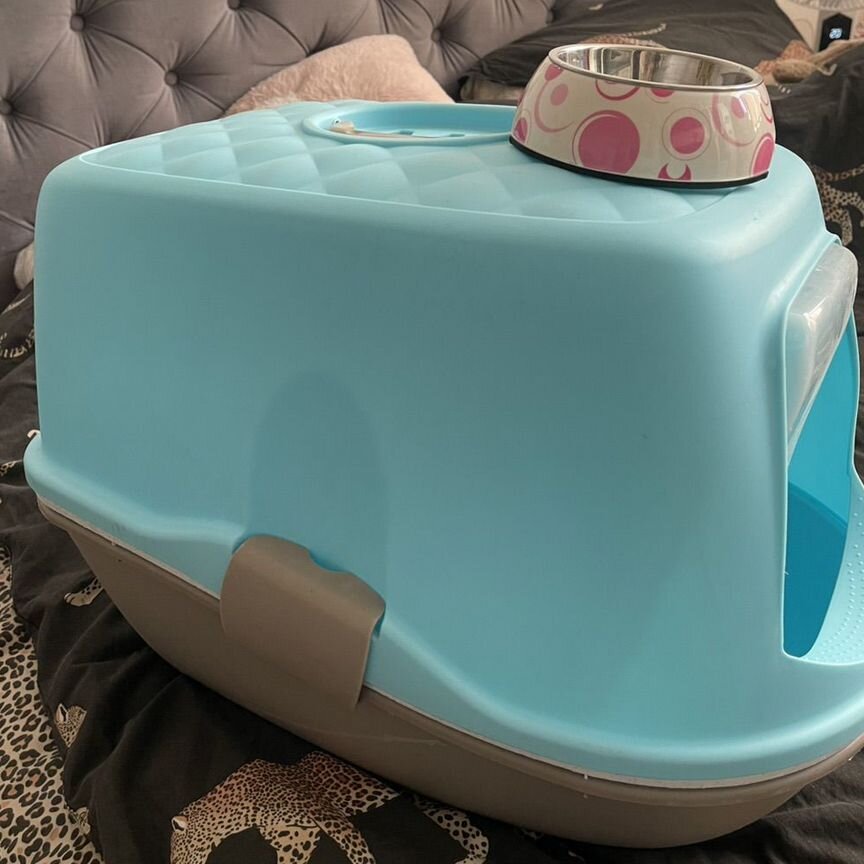 Trixie Туалет-домик для кошек Berto Top миска