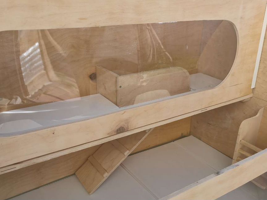 Вольер- стеллаж для морских свинок