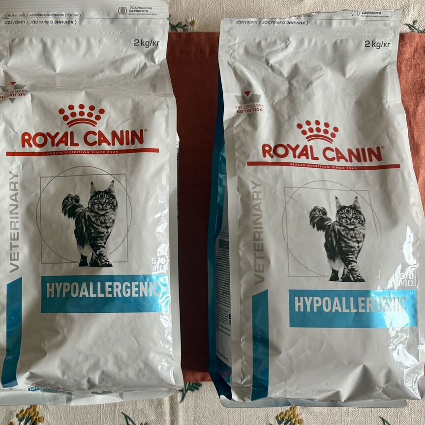 Royal canin hypoallergenic для кошек 2кг