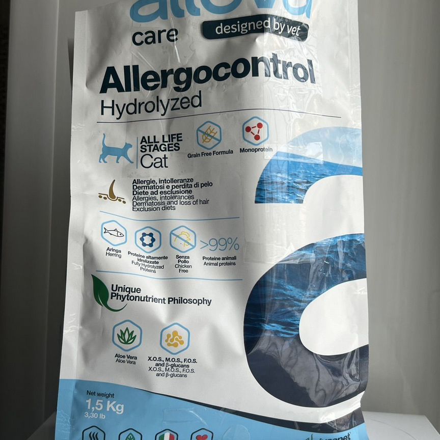 Alleva allergocontrol для кошек