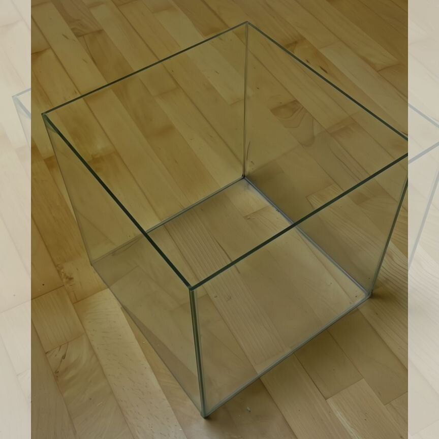 Аквариум 30 литров стеклянный куб