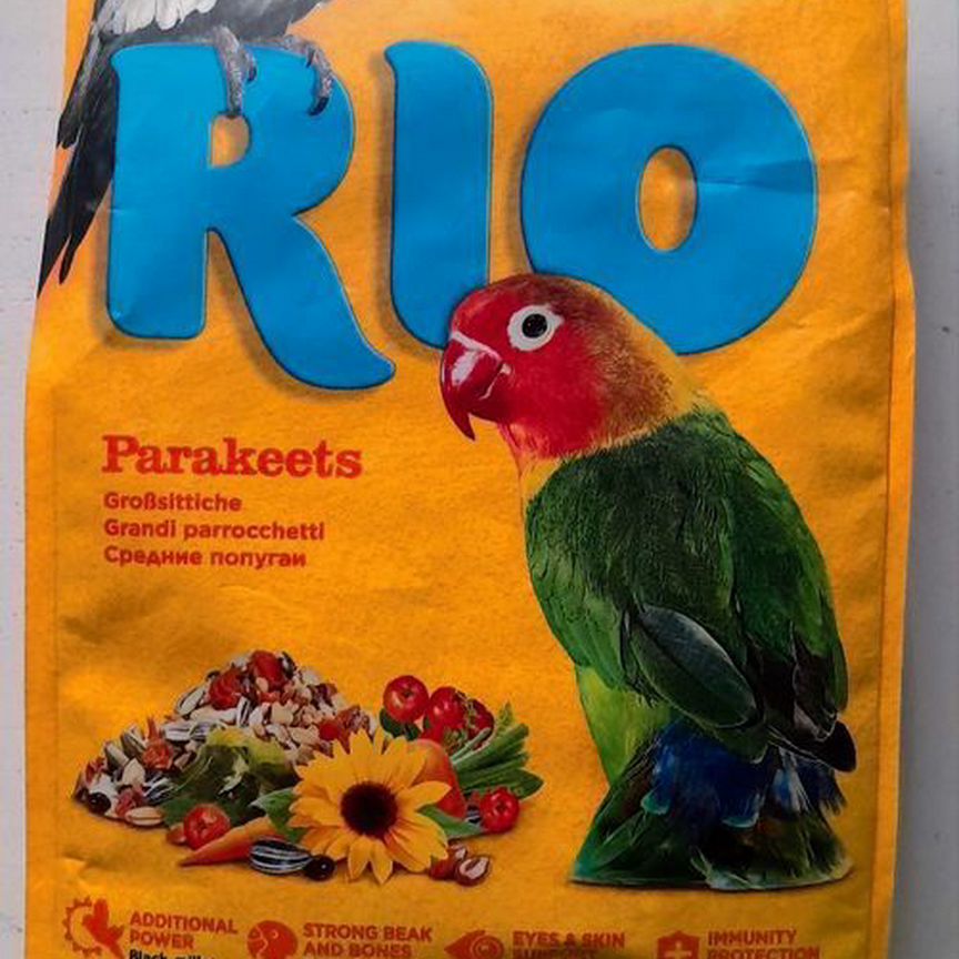 Корм д/средних попугаев "Rio" 500 гр