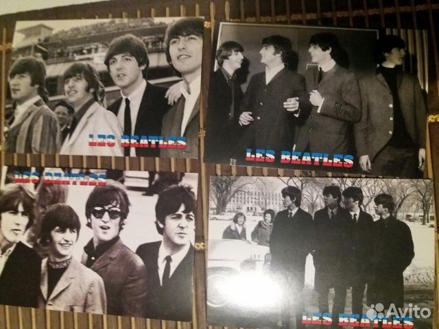 Les Beatles - French Postcard открытки купить в Москве | Хобби и отдых ...