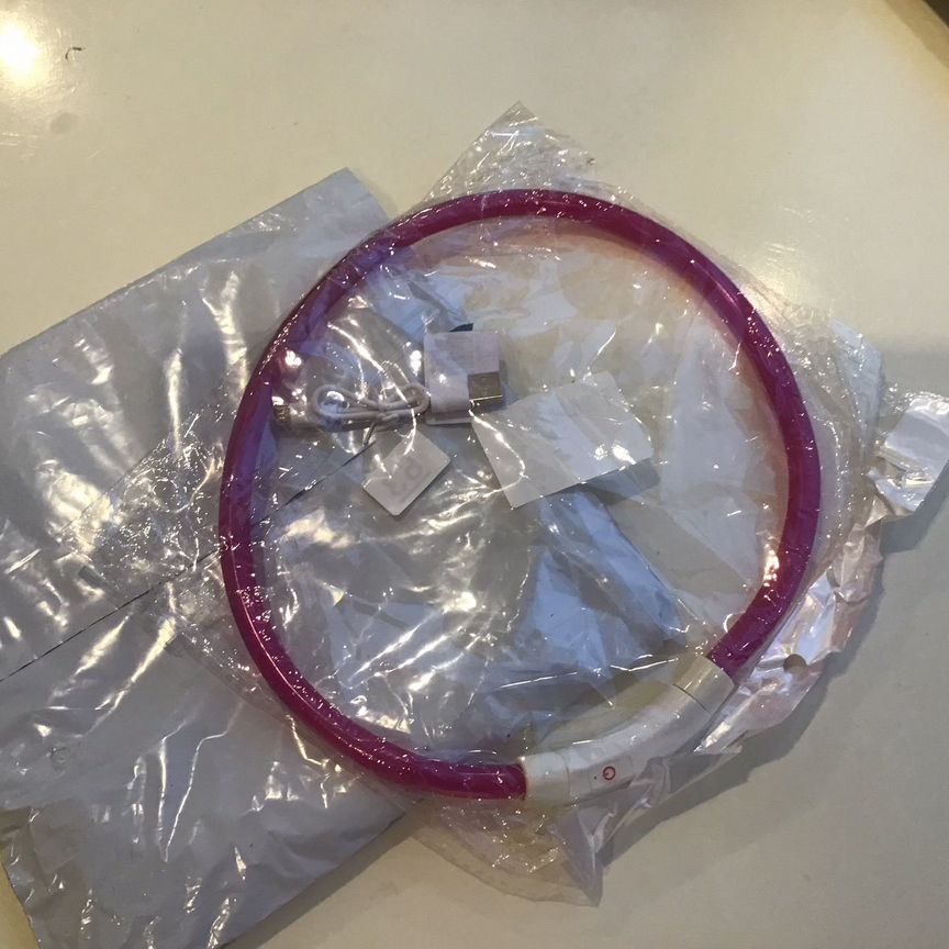 Светящийся ошейник для собак