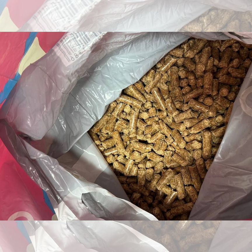 Наполнитель древесный для кошачьего туалета