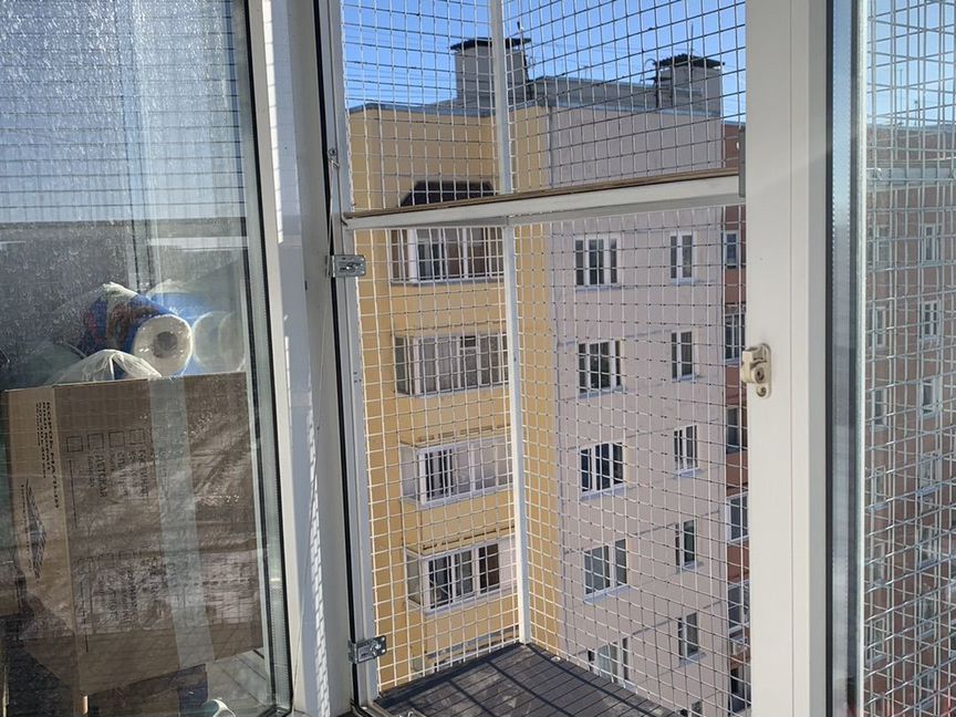 Балкончик для выгула кошек