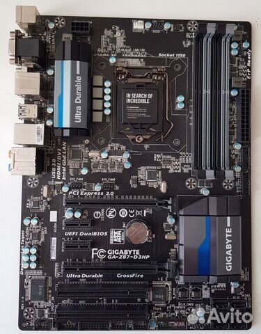 Материнская плата Gigabyte GA-Z87-D3HP (нерабочая) купить в ...