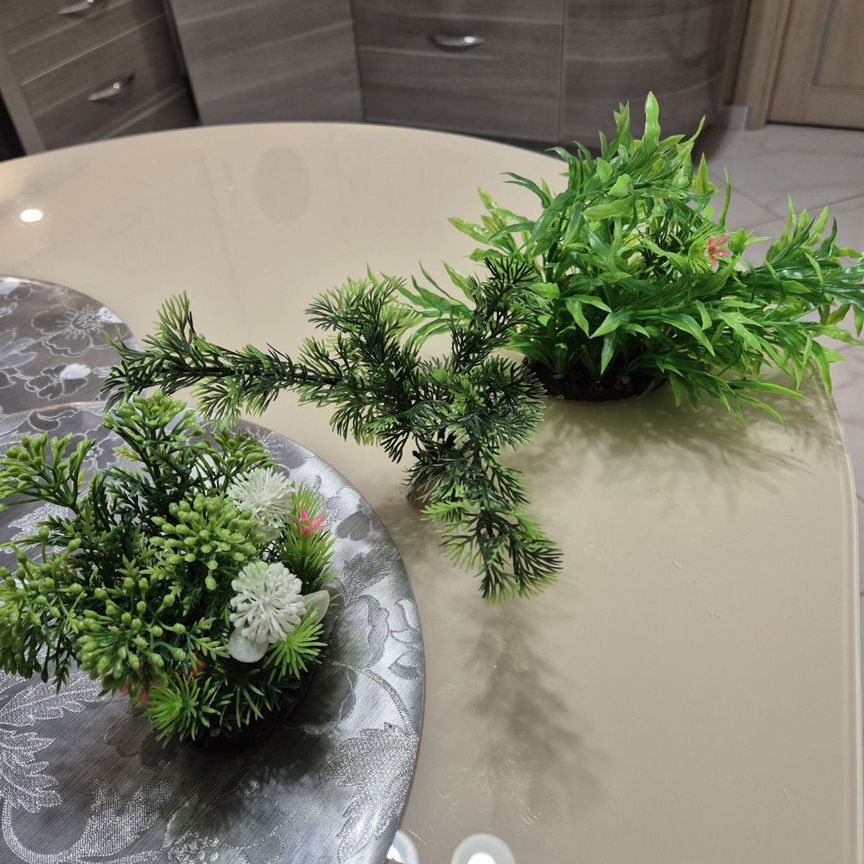 Пластиковые растения для аквариума