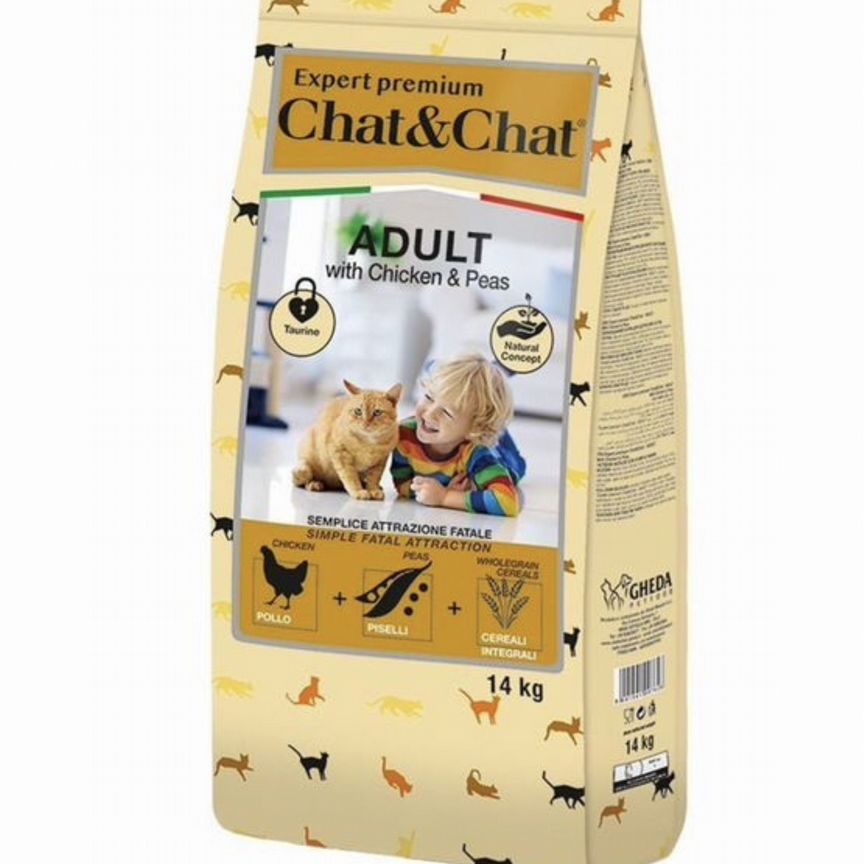 Корм для кошек chat&chat Италия