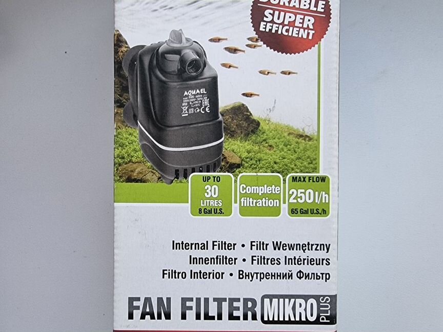 Фильтр внутренний Aquel fan filter micro plus