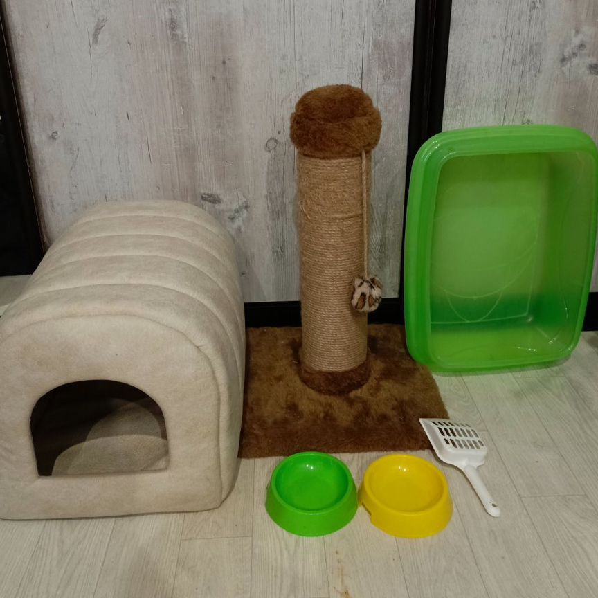 Когтеточка домик для кошки