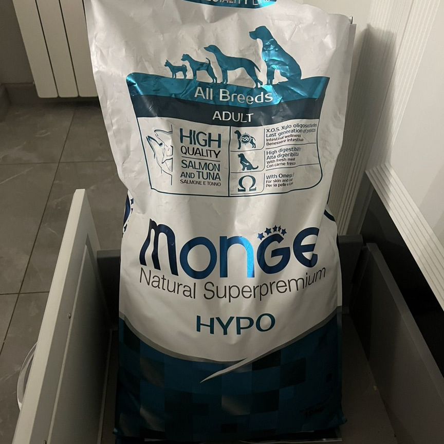 Корм для собак monge hypo