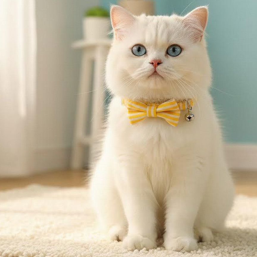 Ошейник бантик для кошки новый