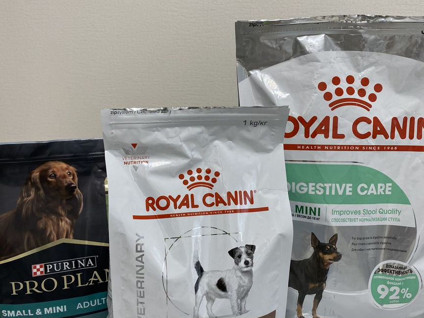 Продаю корм для собак от Royal Canin и Pro Plan