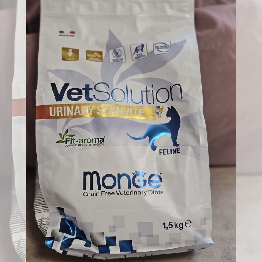 Корм для кошек monge 1.5 кг