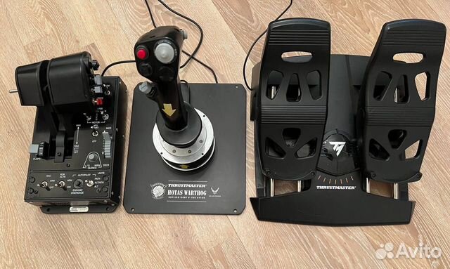 Джойстик ThrustMaster Hotas Warthog черный + tfrp купить в Москве ...