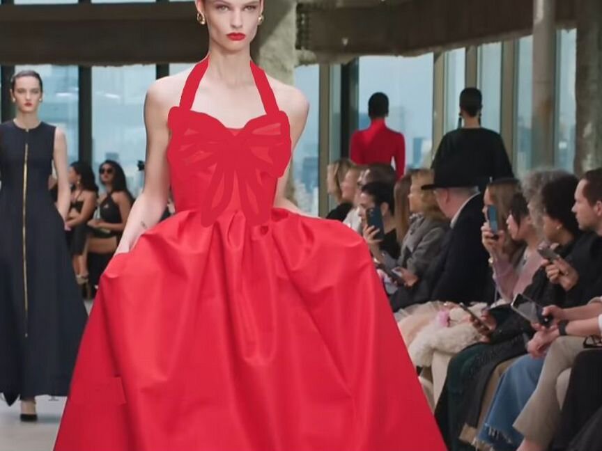 Шелковое вечернее торжественное платье