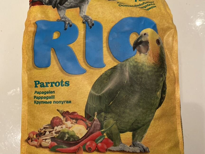 Корм для крупных попугаев RIO 1кг