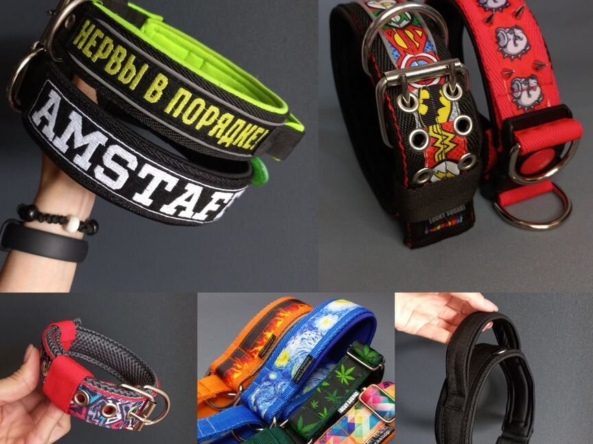 Ошейник мартингейл для собак на заказ