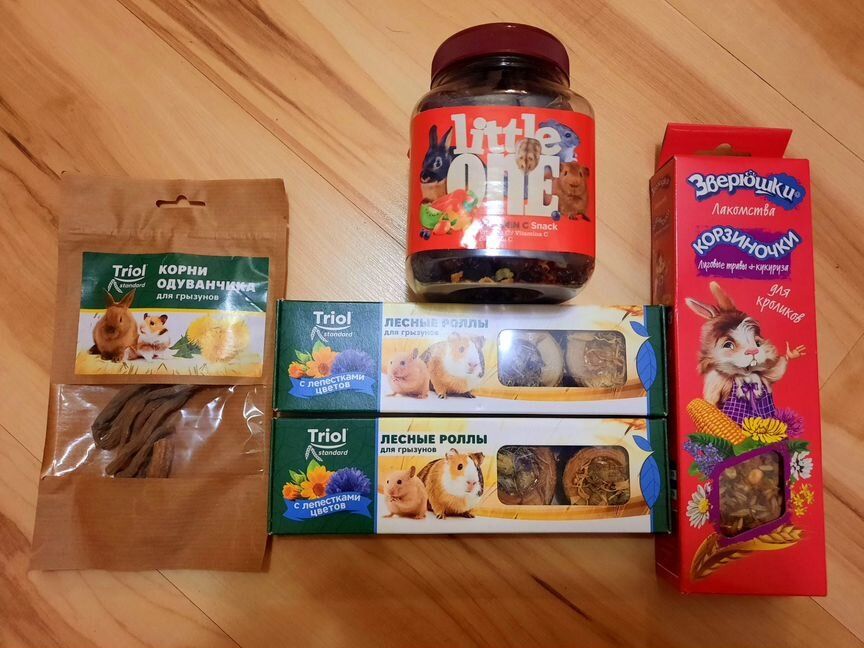 Корм вкусняшки для кроликов грызунов