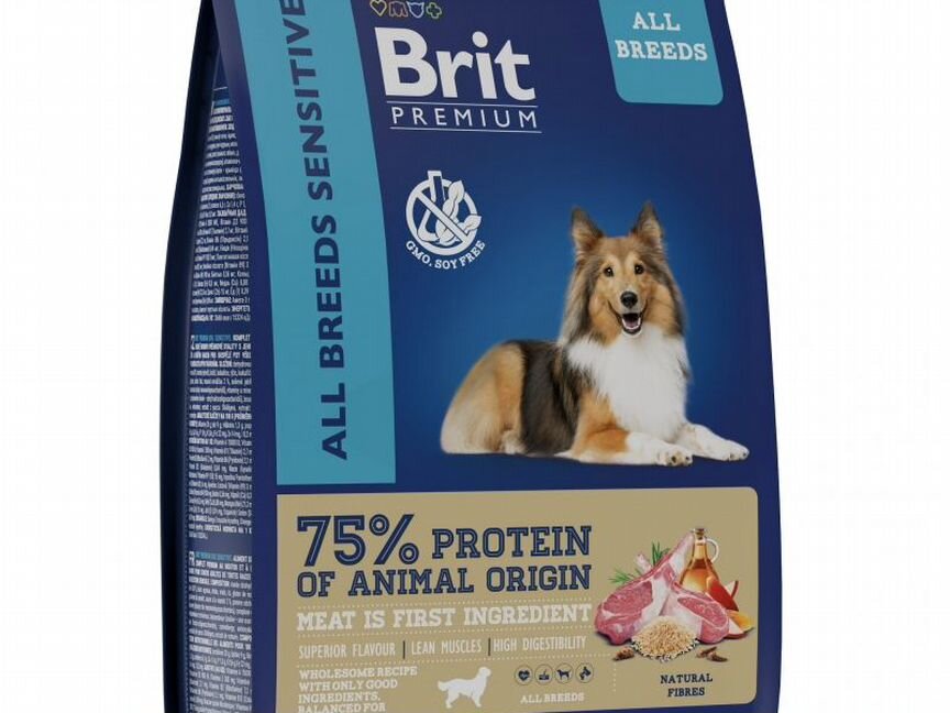 Brit Premium Dog Sensitive с ягненком и индейкой 3