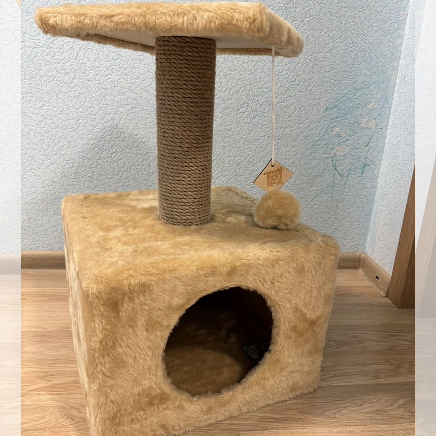 Домик для кошки с когтеточкой