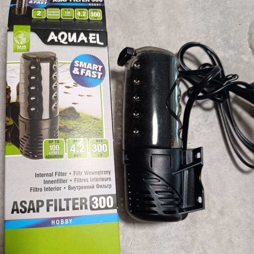 Фильтр для аквариума внутренний Aquael asap 300
