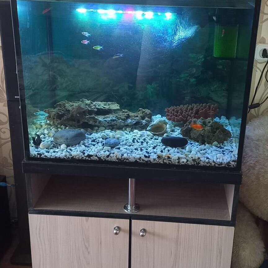 Аквариум с тумбой 150л