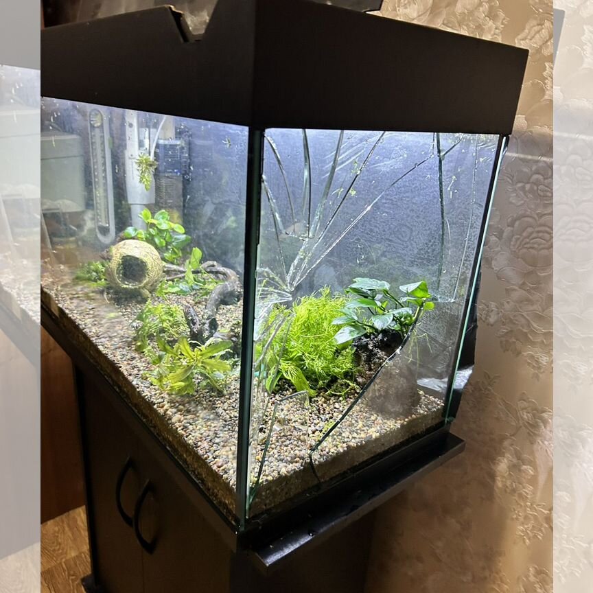 Аквариум с тумбой