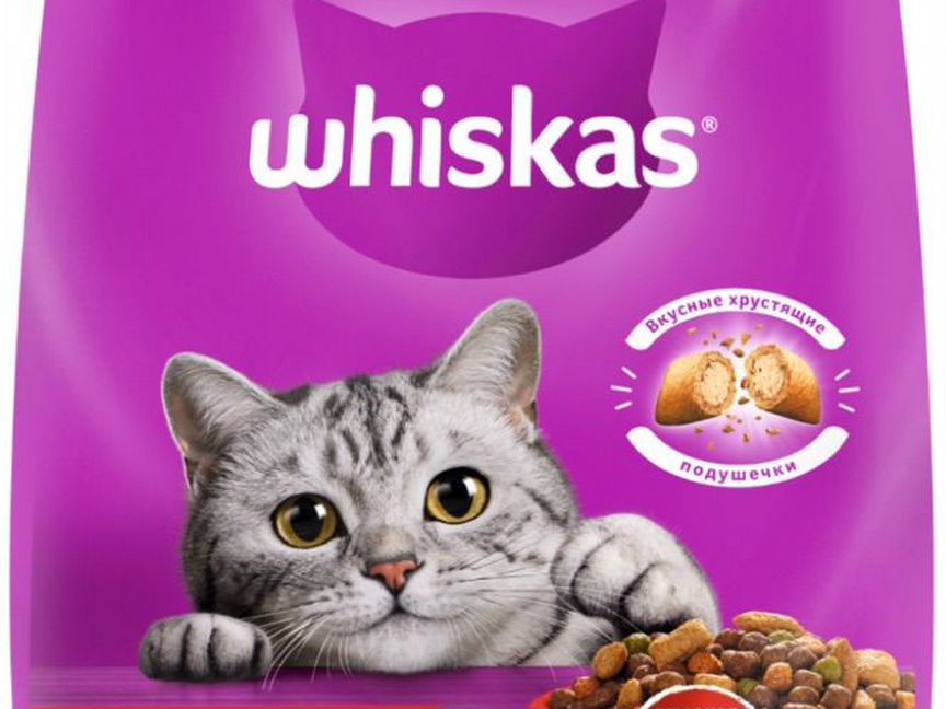 Корм для кошек whiskas сухой