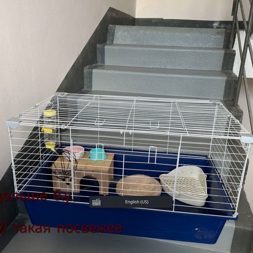 Клетка для морской свинки кролика ежа грызунов