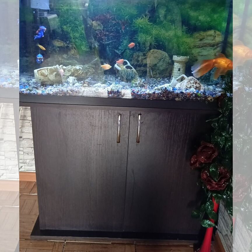 Аквариум с тумбой 145 литров