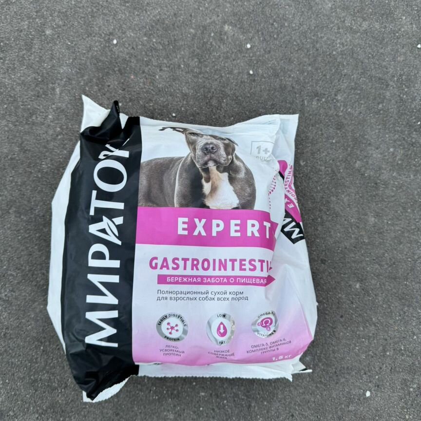 Корм для собак.мираторг expert 1,5 кг