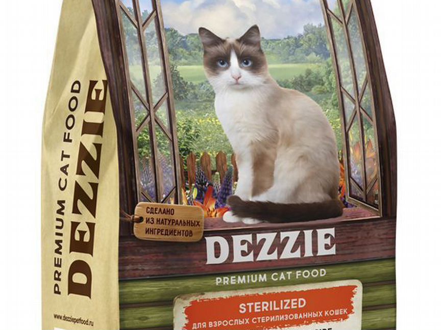 Корм Dezzie для стерилизованных кошек 10кг