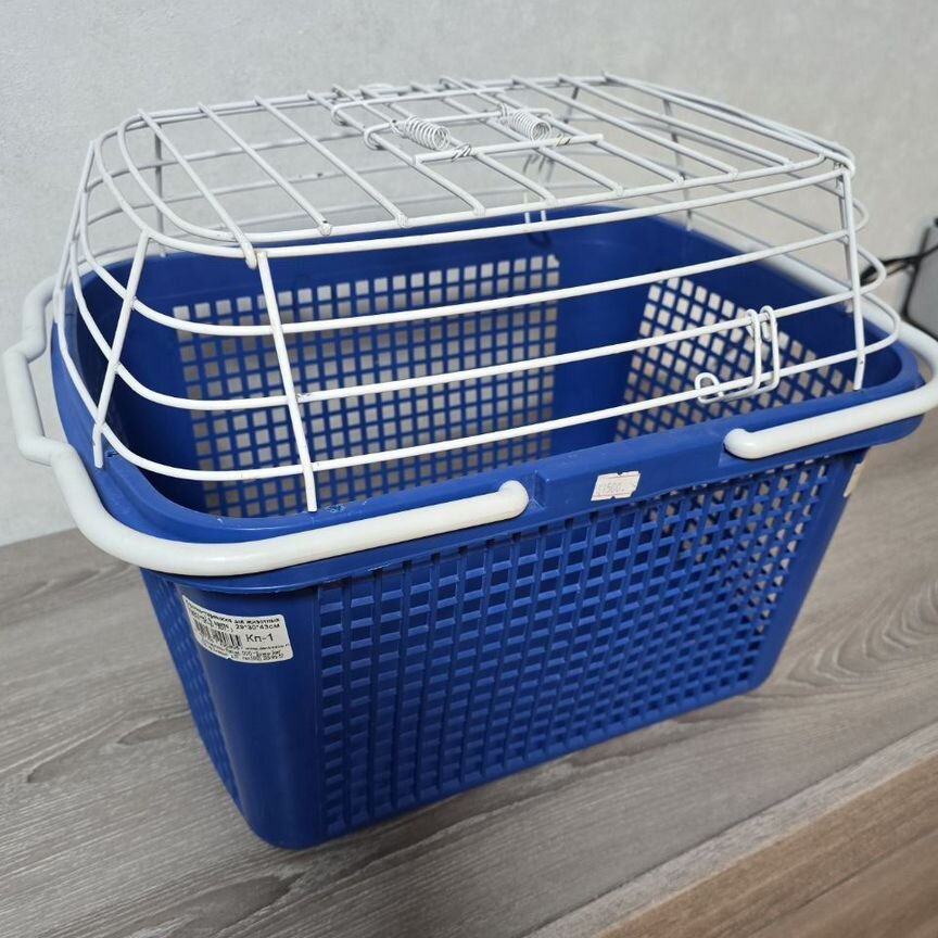 Переноска для кошек пластиковая