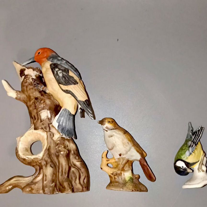 Фарфоровые статуэтки птиц 1960-70 - х годов