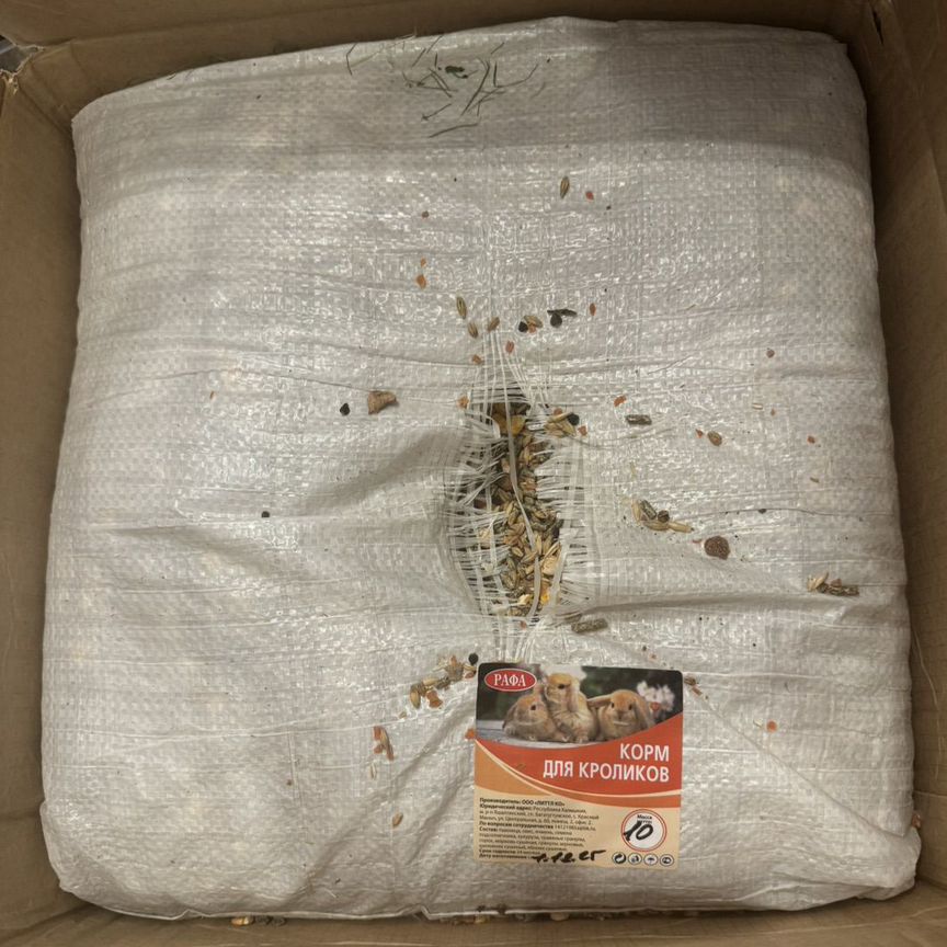 Корм для кроликов декоративных