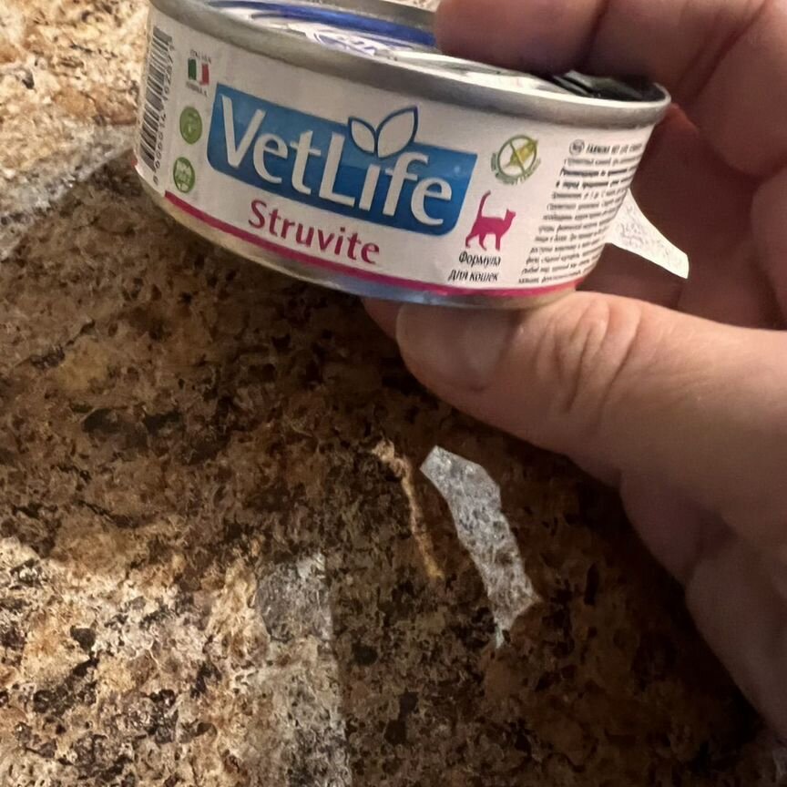 Корм для кошек Vet life struvite против камней