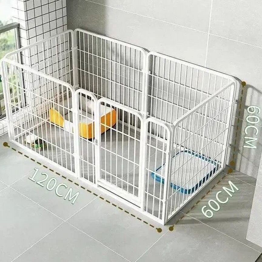 Вольер для собак PET PA, белая
