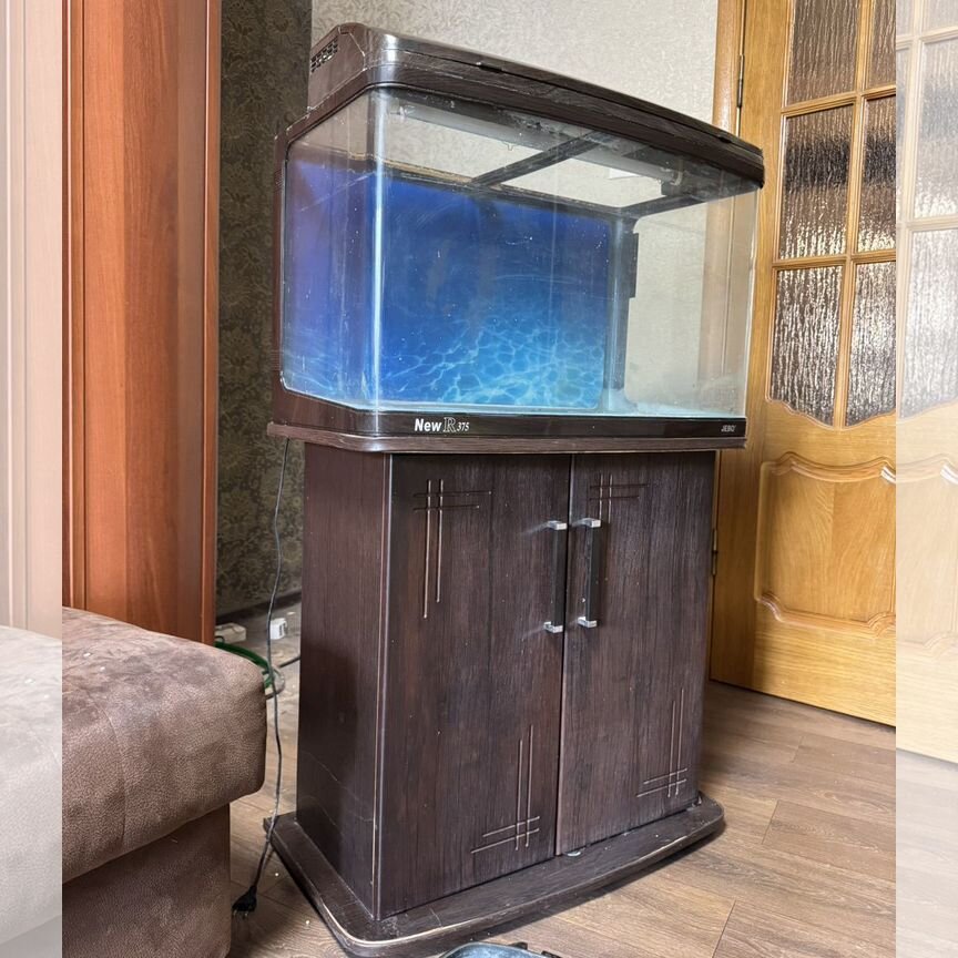 Аквариум jebo r375 с тумбой