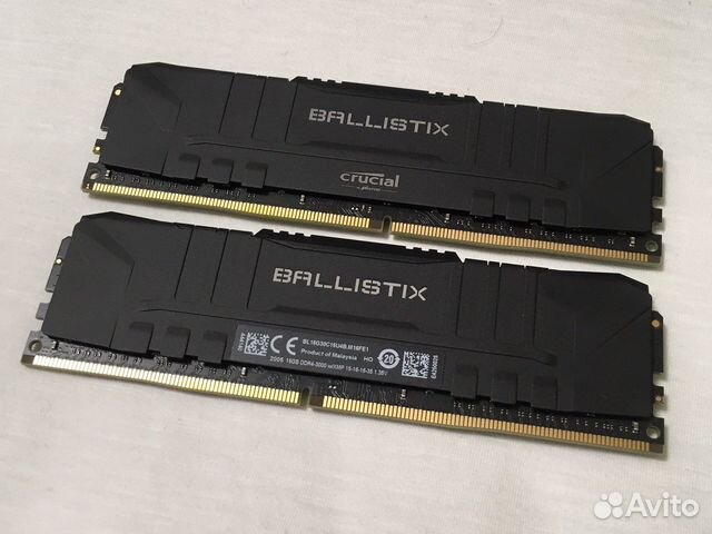 Crucial Ballistix Ddr4 32gb купить в Москве Электроника Авито