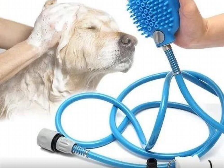 Щетка душ для собак