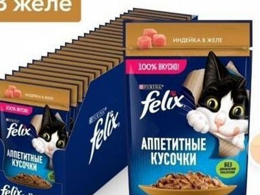 Корм Feliks 24 шт