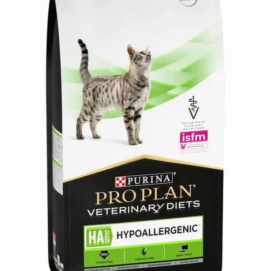 Корм для кошек purina pro plan hypoallergenic