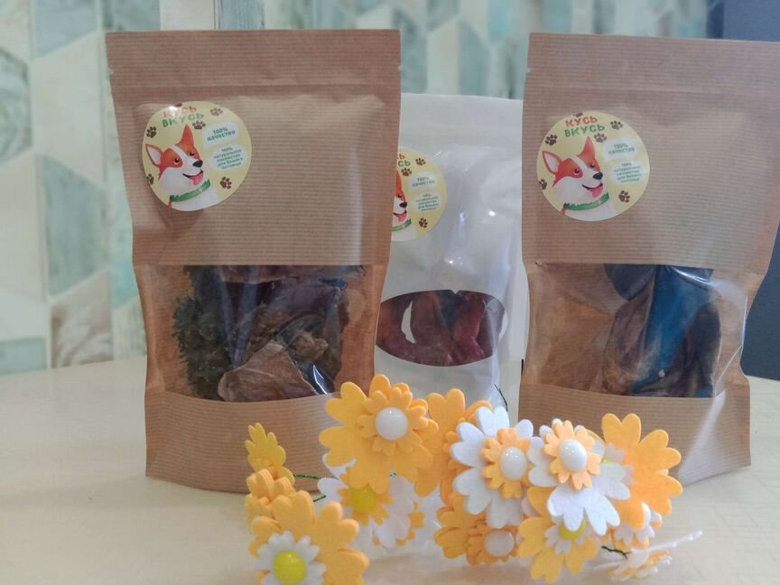 Натуральные лакомства для собак