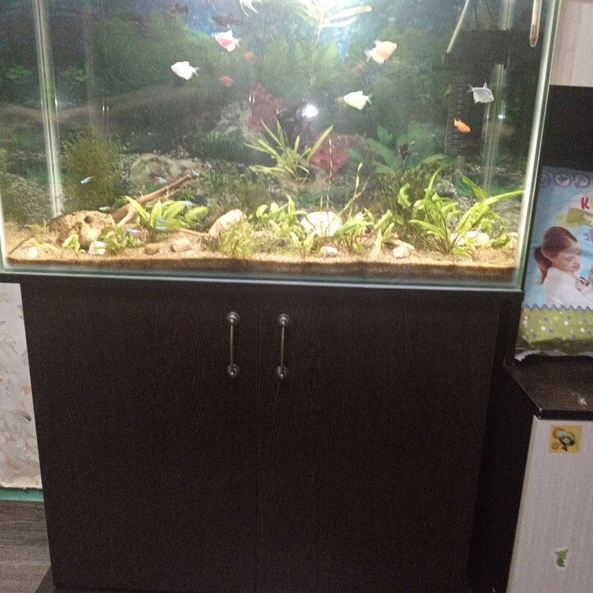 Аквариум с тумбой 150