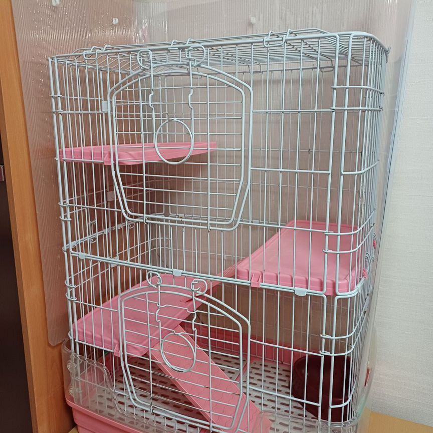 Клетка для грызунов, корма и прочее