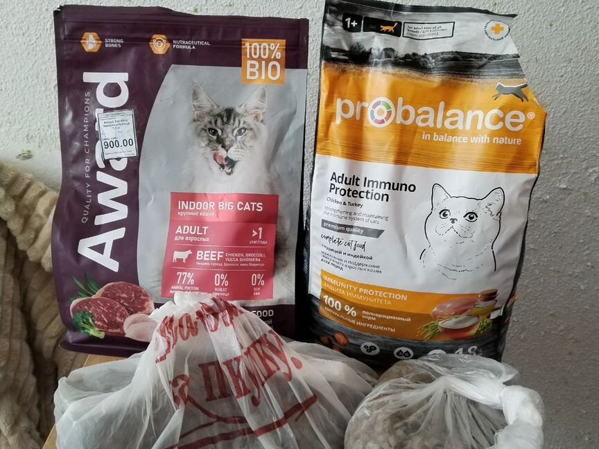 Кошачие корма